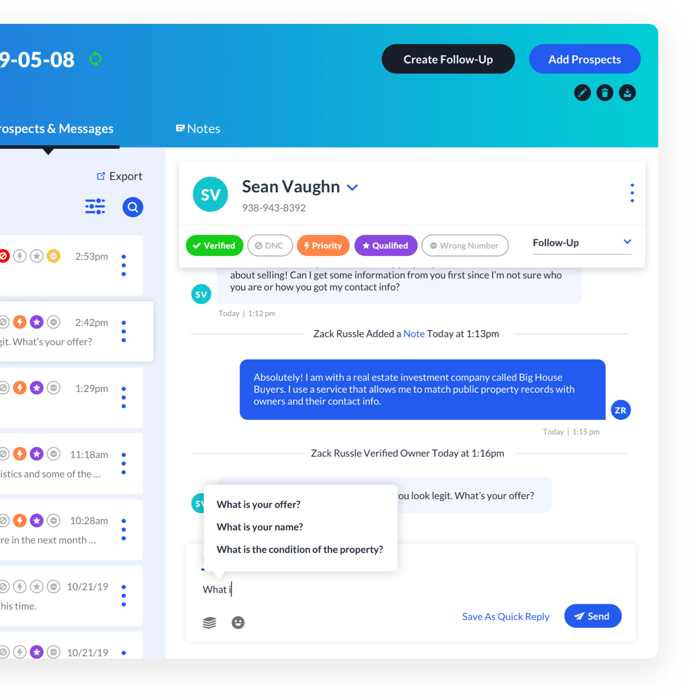 Compliant Text Messaging and Premium Skip Trace for Real Estate - Lead ...