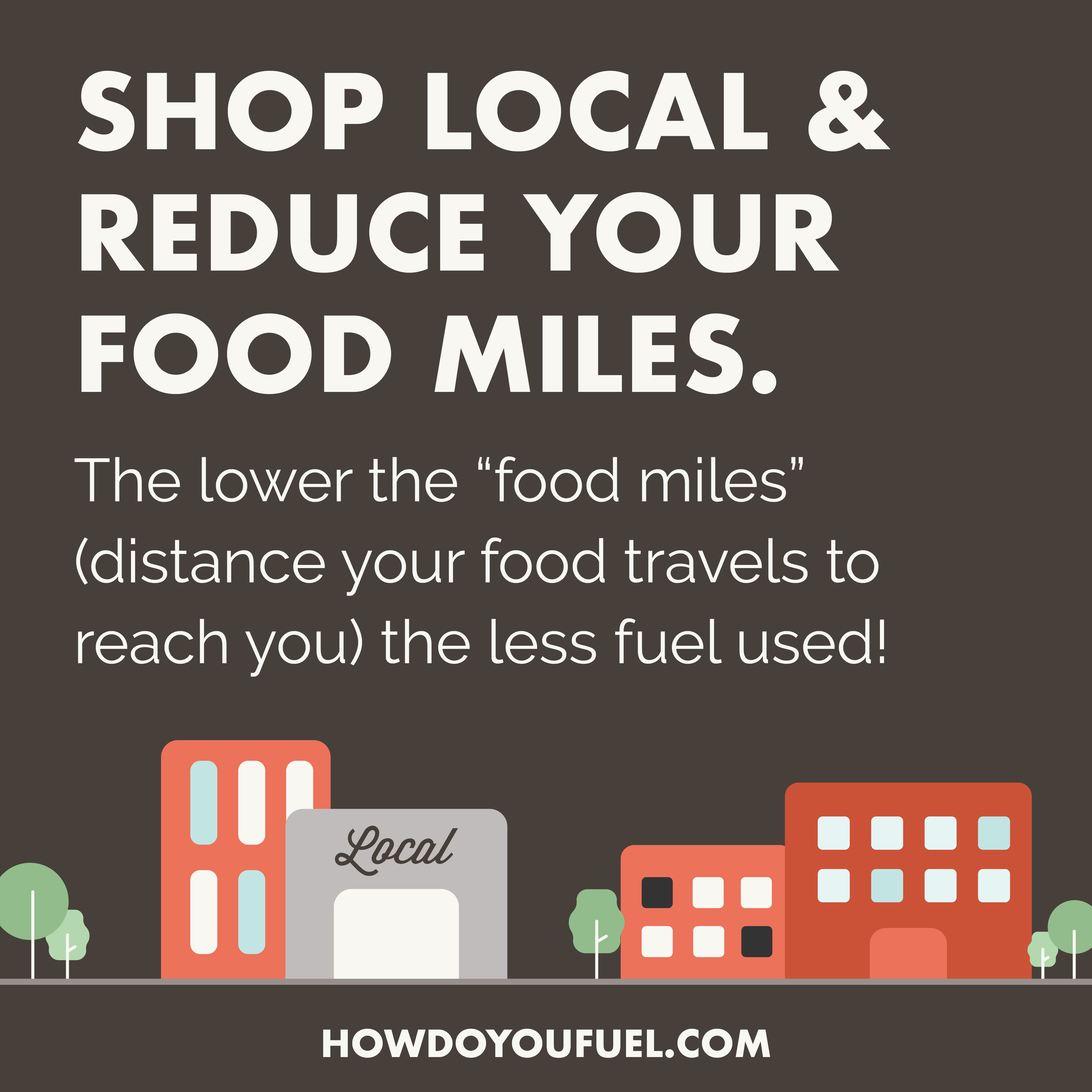 Shop Local & Reduce Your Food Miles