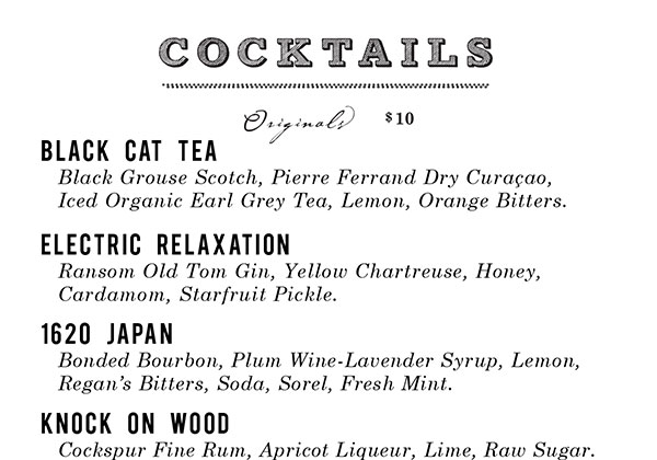 Restaurant Good Luck Menus