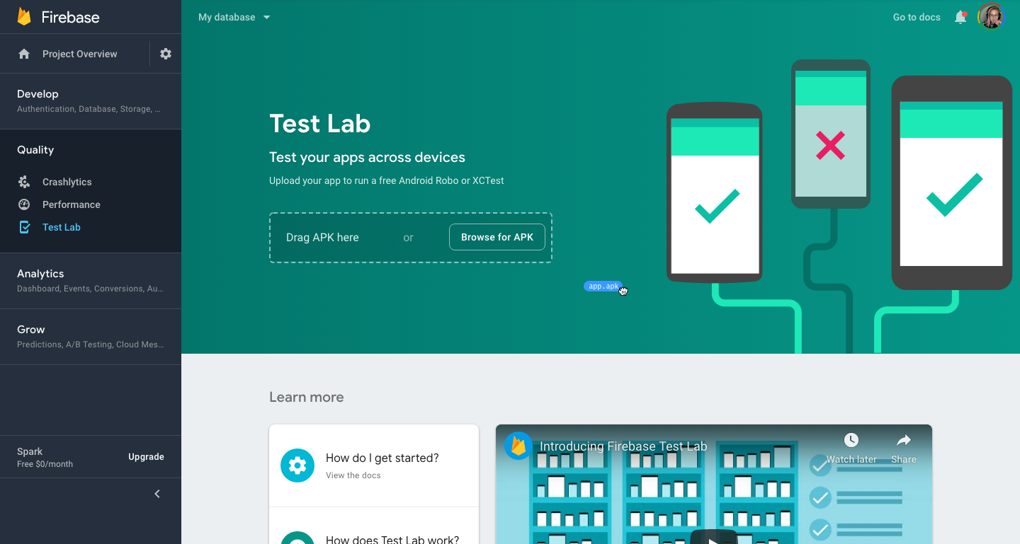 Firebase Test Lab – Quinlan Maggio
